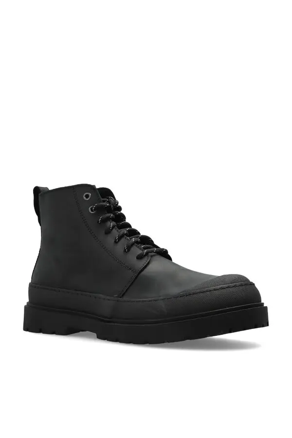 BIRKENSTOCK Prescott Lace-up Ankle Boots - Black