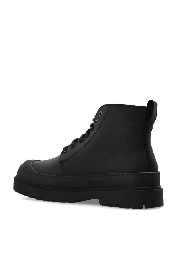 BIRKENSTOCK Prescott Lace-up Ankle Boots - Black