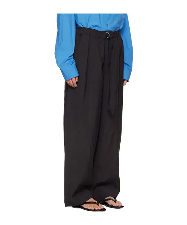 Studio Nicholson Calvo Elasticated-waist Trousers - Black