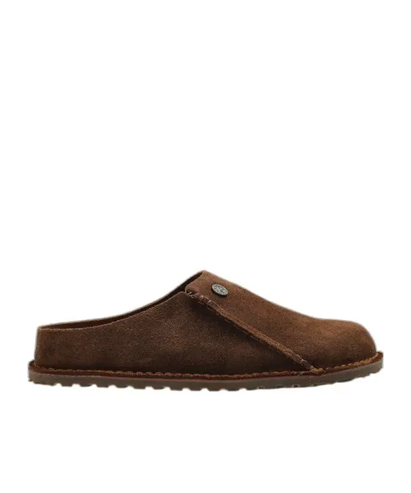 BIRKENSTOCK Round-toe Flat-soled Mules - Brown