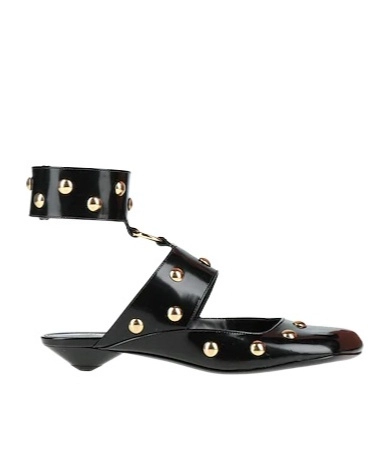 Chloé Square Toe Ballet Flats With Embellishments