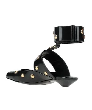 Chloé Square Toe Ballet Flats With Embellishments