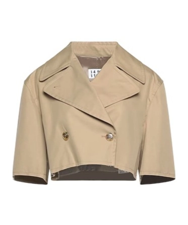 MAISON MARGIELA Double-breasted Blazer With Short Sleeves
