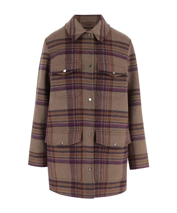 Woolrich Checked Double-face Oversized Coat - Multi-color