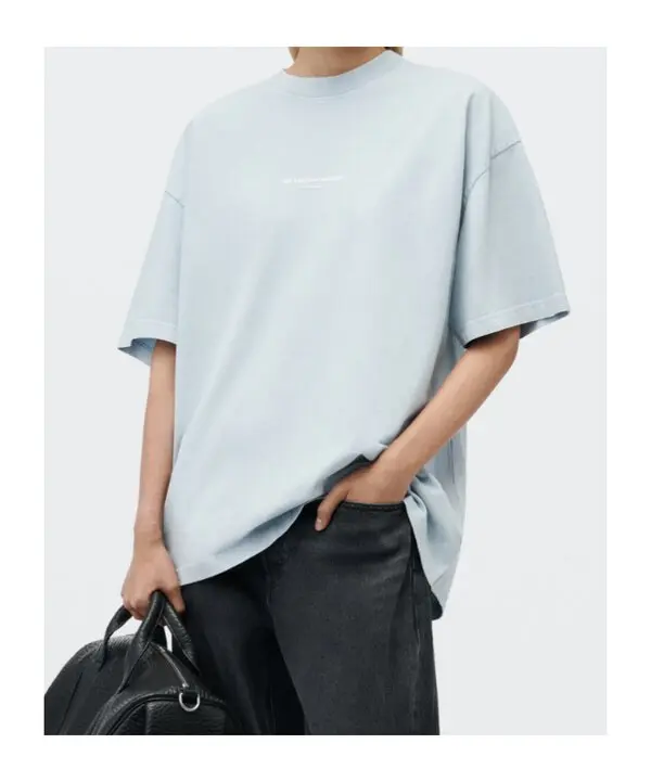 Alexander Wang Logo Printed Crewneck T-shirt