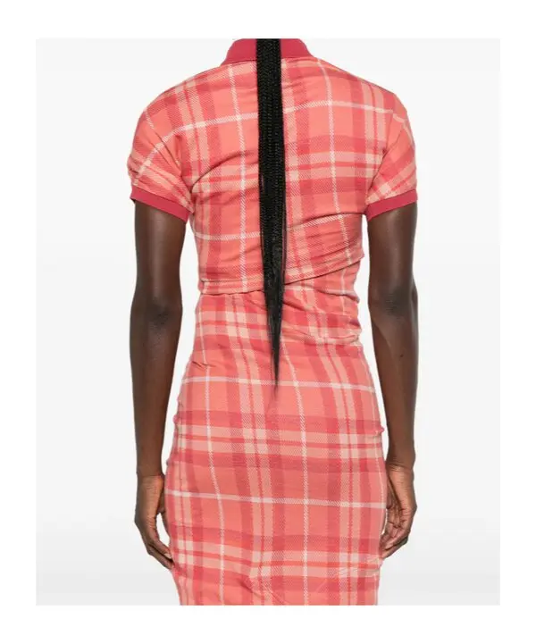 VIVIENNE WESTWOOD Short-sleeved Plaid Dress