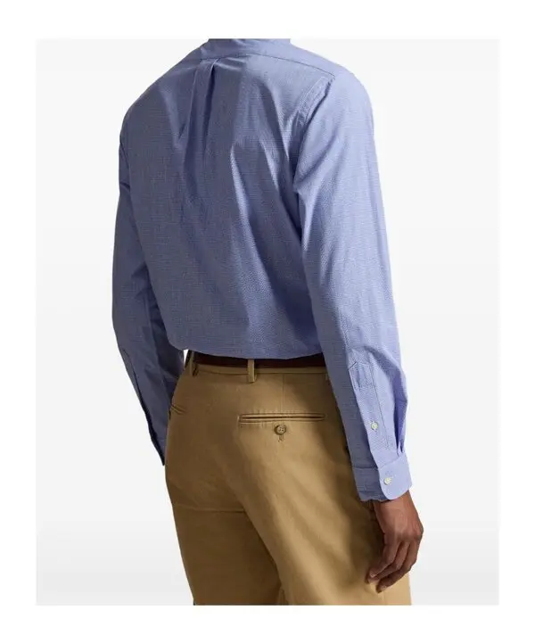 Polo Ralph Lauren Checked-pattern Logo-embroidered Shirt