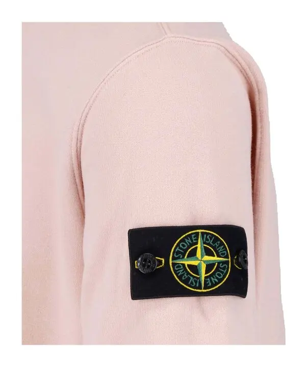 Stone Island Compass Patch Crewneck Sweatshirt - No