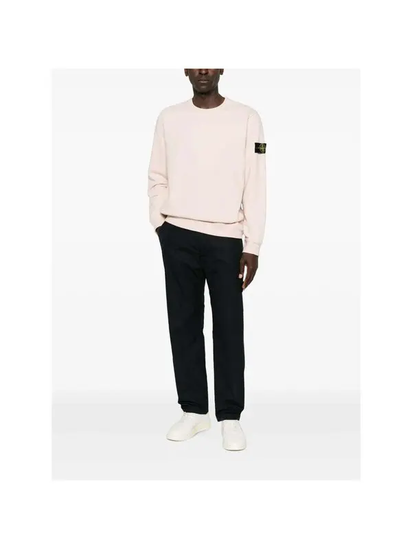 Stone Island Compass Patch Crewneck Sweatshirt - No