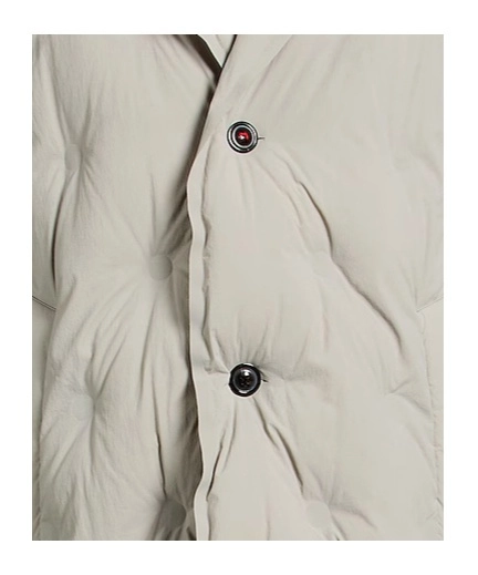 MAISON MARGIELA Quilted Down Jacket With Lapel Collar