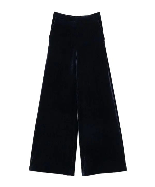 FORTE_FORTE High-waisted Wide-leg Casual Trousers