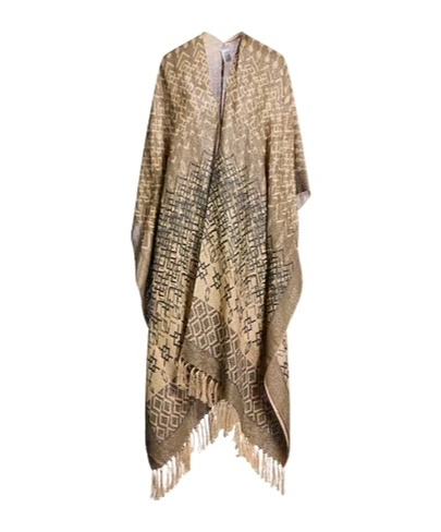 Brunello Cucinelli Twotone Tassel Shawl - No