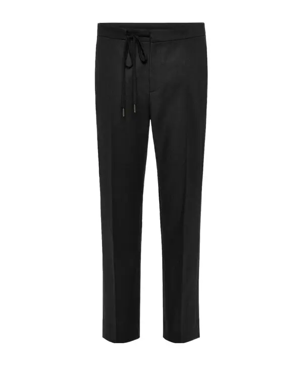 MAISON MARGIELA Drawstring Waist Tapered Leg Trousers