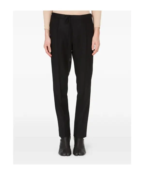 MAISON MARGIELA Drawstring Waist Tapered Leg Trousers