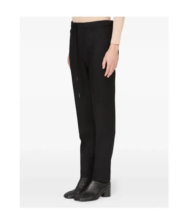 MAISON MARGIELA Drawstring Waist Tapered Leg Trousers