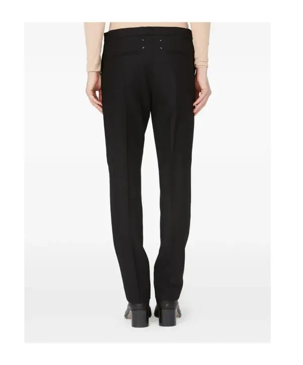 MAISON MARGIELA Drawstring Waist Tapered Leg Trousers