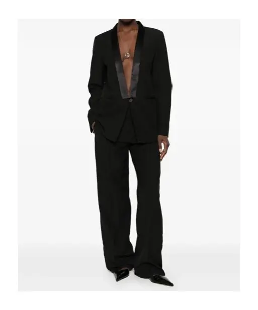 FORTE_FORTE Long-sleeved Tailcoat-style Blazer