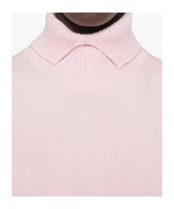 JIL SANDER Sleeveless High Neck Ribbed-knit Top - No