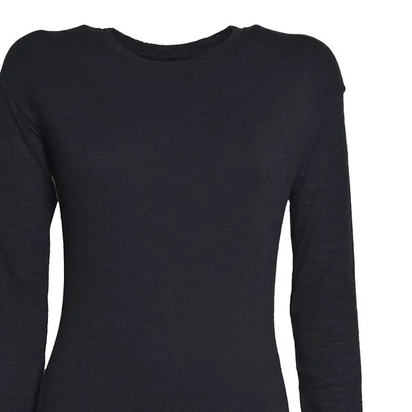 JIL SANDER Long Sleeve Crewneck Dress - No