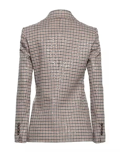 Brunello Cucinelli Checked Double-breasted Sequined Blazer