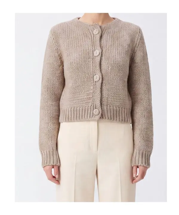 FORTE_FORTE Chunky-knit Cardigan