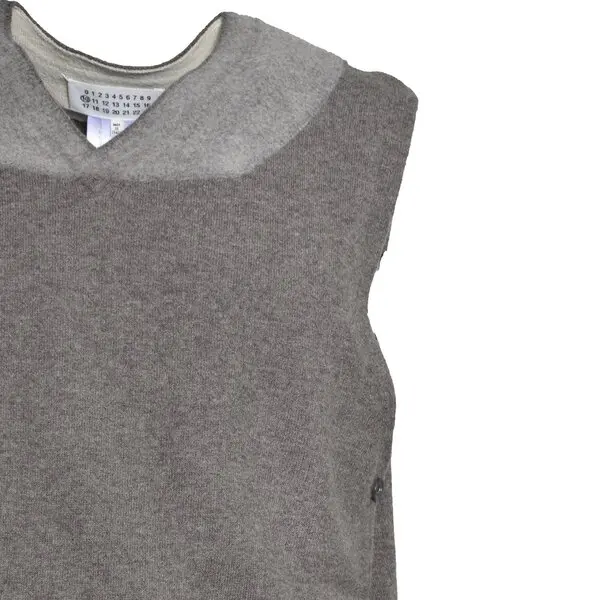 MAISON MARGIELA Sleeveless Vest With Ribbed Details