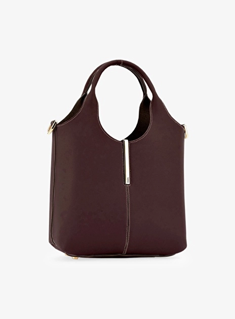 TOD'S Logo Engraved Mini Shopping Bag