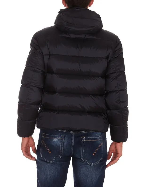 MOORER Breet-sh Hooded Zipped Down Jacket - Black