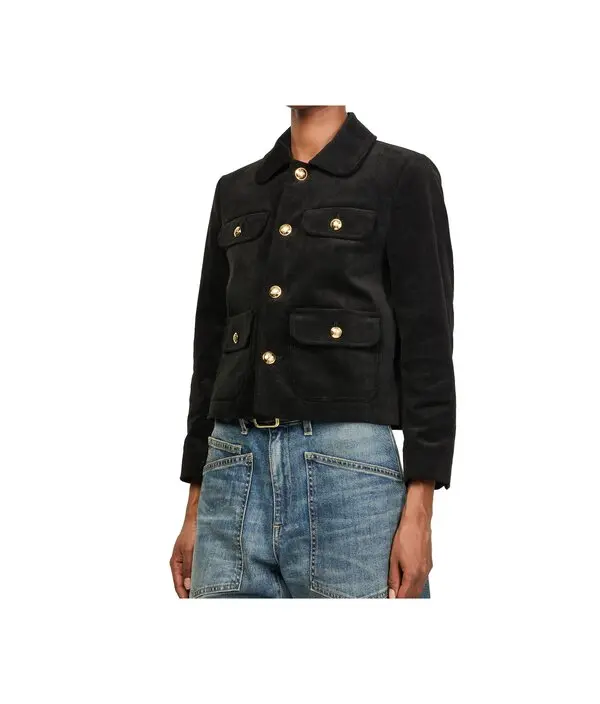 NILI LOTAN Lapel Casual Jacket - Black