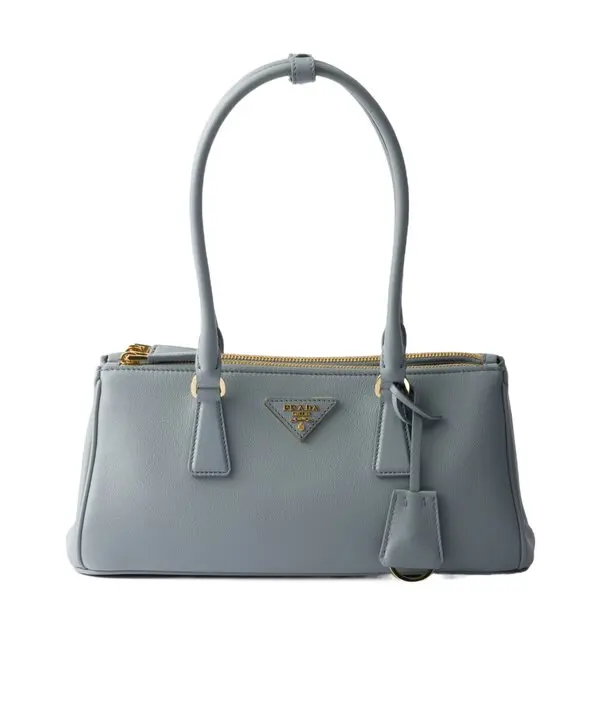 Prada Galleria Medium Leather Bag - Gray