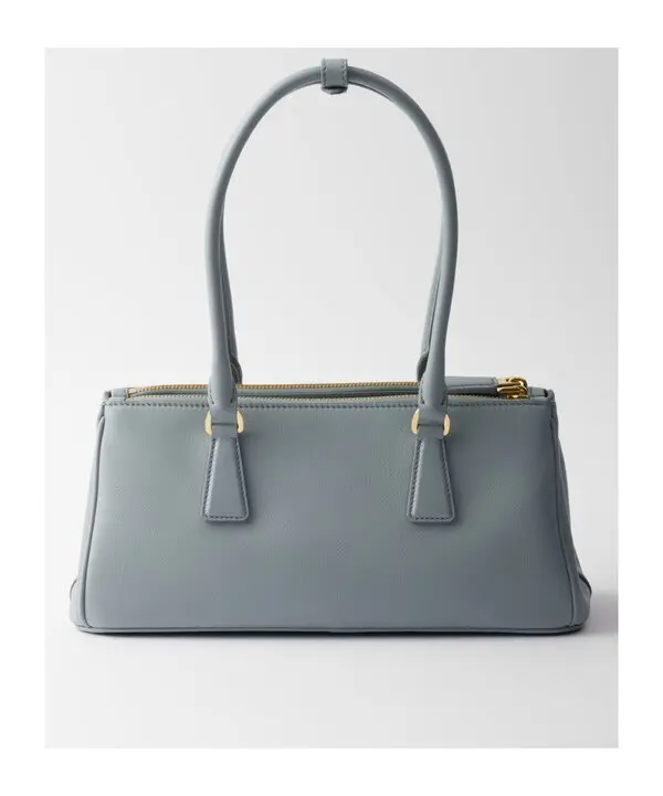 Prada Galleria Medium Leather Bag - Gray