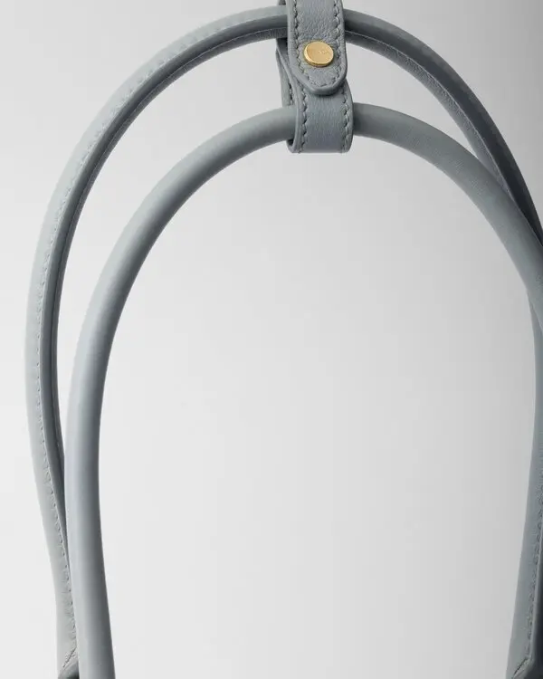 Prada Galleria Medium Leather Bag - Gray