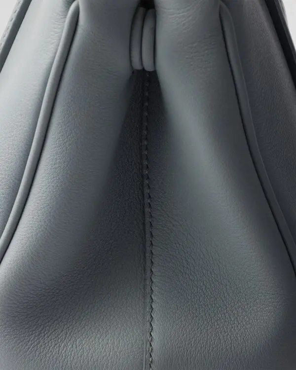Prada Galleria Medium Leather Bag - Gray