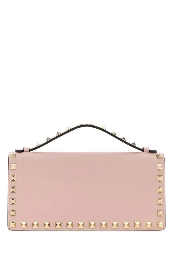 Valentino Garavani Leather Rockstud Handbag - Pink