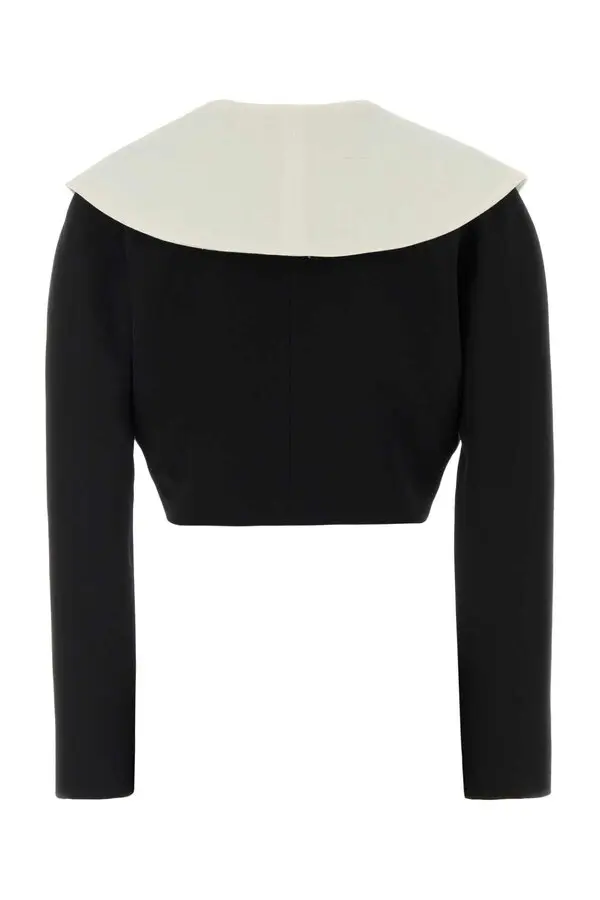 Alessandra Rich Stretch Crepe Blazer