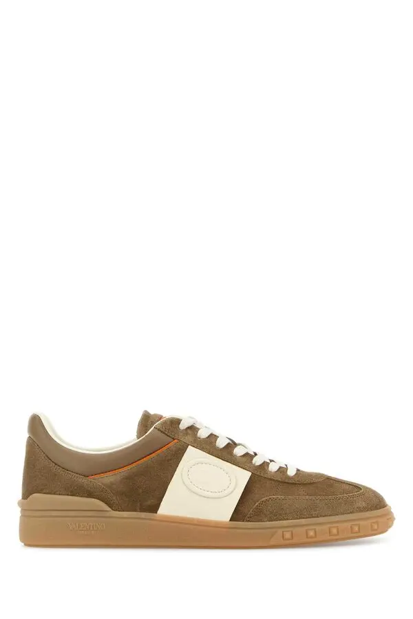 Valentino Garavani Cappuccino Suede Upvillage Sneakers - Brown