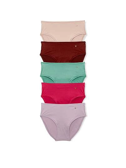 Victoria's Secret Love Cloud 5-pack Mid-rise Bikini Panties - Print