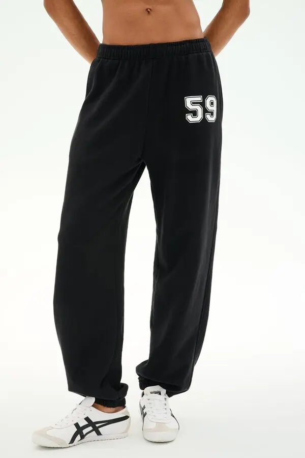 Splits59 Serena French Terry Oversized Sweatpant - Black/59