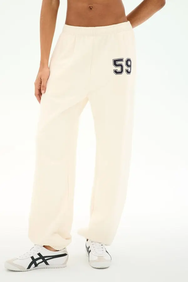 Splits59 Serena French Terry Oversized Sweatpant - Creme/59