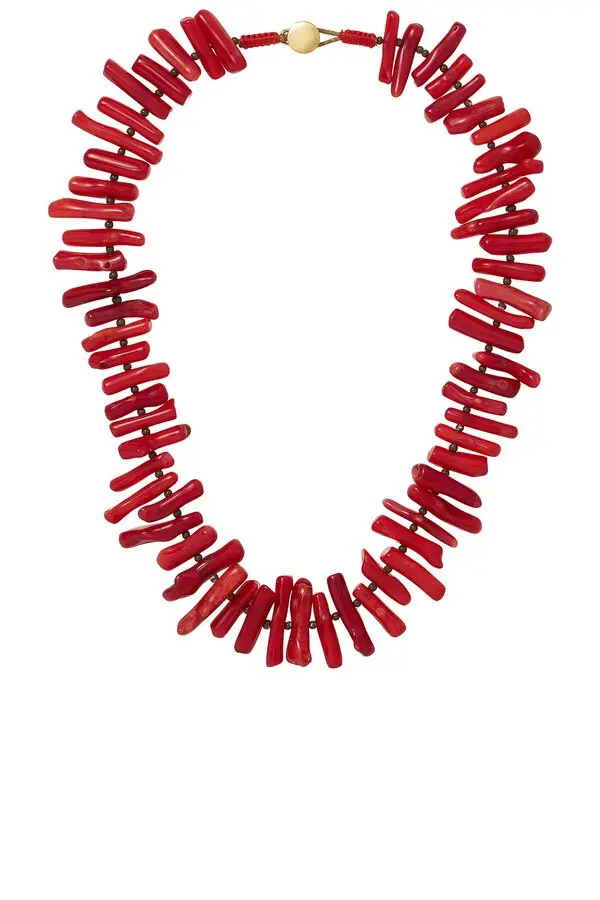 ROXANNE ASSOULIN The Coral Branch Necklace - Red