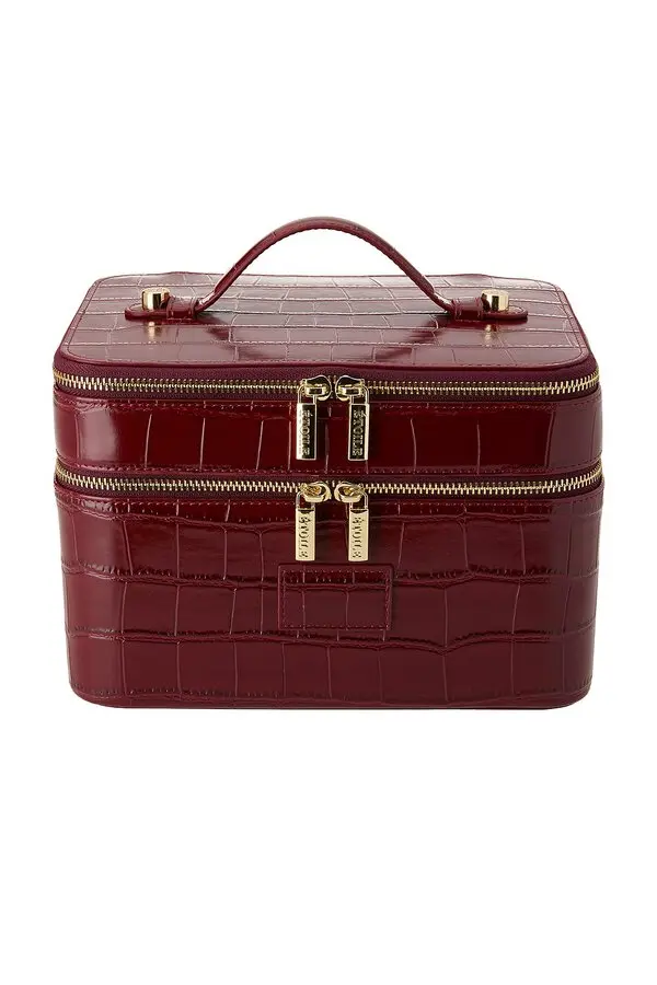 ETOILE COLLECTIVE X Revolve Duo Vanity Case In Burgundy