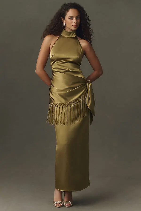 MARE MARE Frge Sarong Dress - Green
