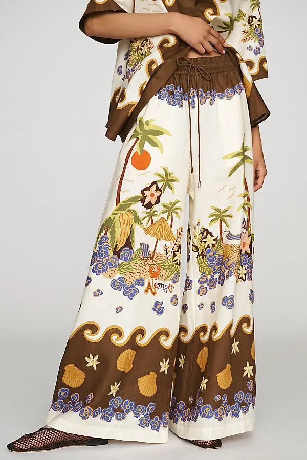 ALEMAIS Island Cove Wide-leg Pants