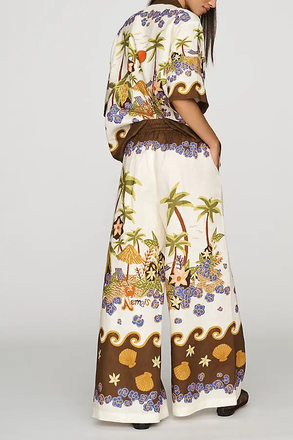 ALEMAIS Island Cove Wide-leg Pants