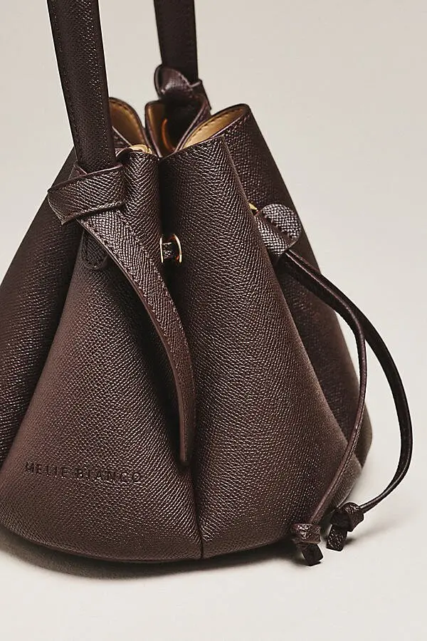 MELIE BIANCO Laguna Mini Bucket Bag - Chocolate