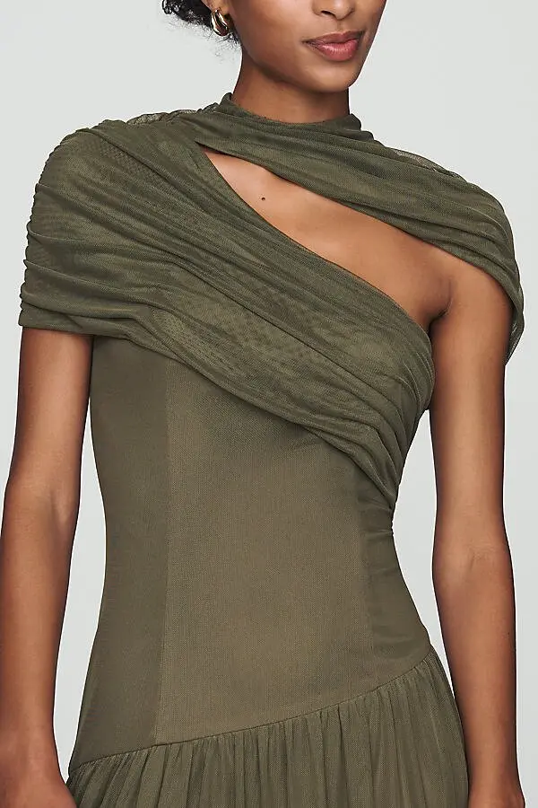HUTCH Pasha Mesh Maxi Dress
