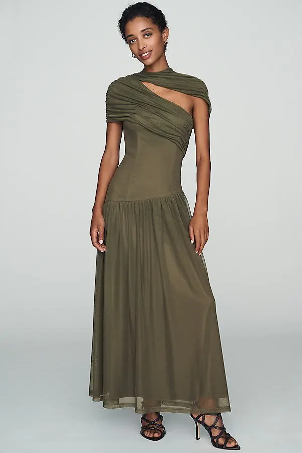 HUTCH Pasha Mesh Maxi Dress