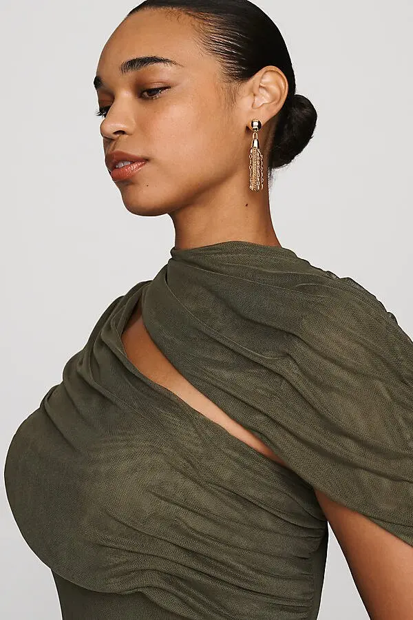 HUTCH Pasha Mesh Maxi Dress