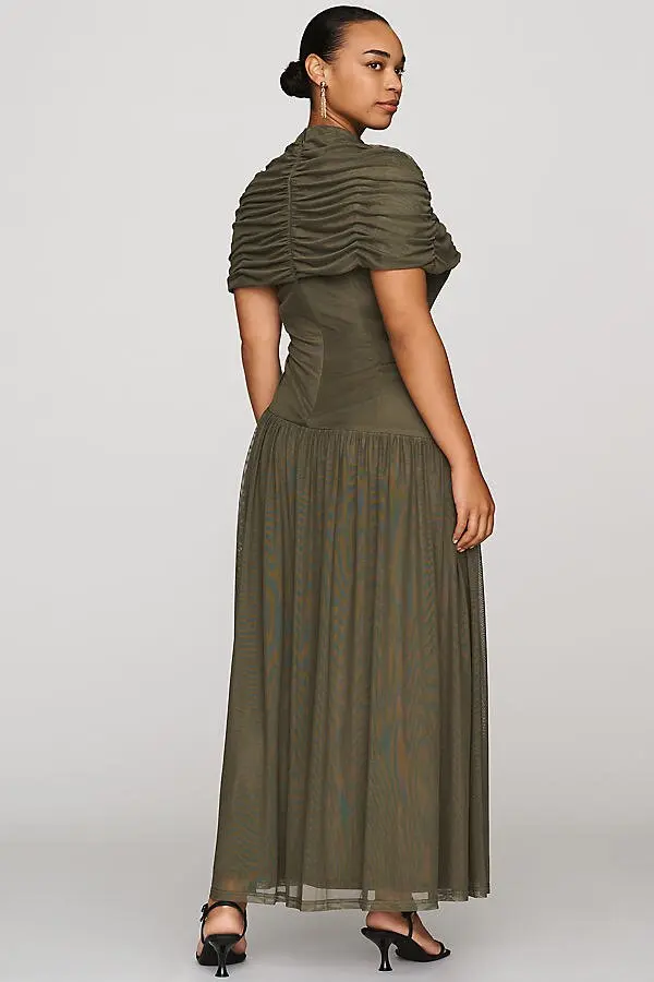 HUTCH Pasha Mesh Maxi Dress