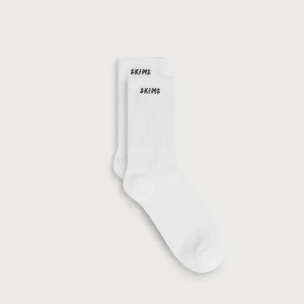SKIMS Ribbed Crew Sock 3-pack
